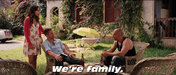Dom Toretto Were Family GIF | GIFDB.com