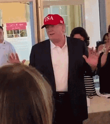 Donald Removing Maga Cap GIF | GIFDB.com