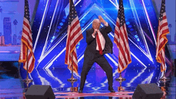 Donald Trump Dancing On Stage GIF | GIFDB.com