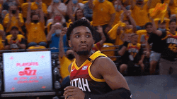 Donovan Mitchell Jazz Running GIF | GIFDB.com