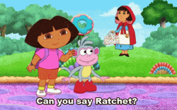 Dora Say Can You Say Rachet GIF | GIFDB.com