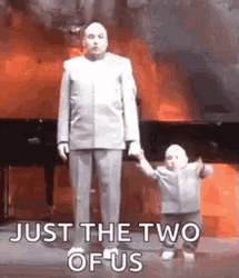 Dr. Evil Dancing With Mini-me GIF | GIFDB.com