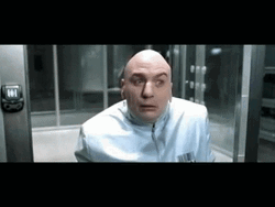 Dr.evil Looking Around Then Backs Out GIF | GIFDB.com