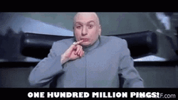 Dr Evil One Hundred Million Dollars Ping GIF | GIFDB.com
