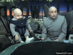 Dr Evil Right And Mini Me Loves Chocolate GIF | GIFDB.com