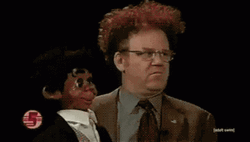 Dr. Steve Brule Reaction With Muppet GIF | GIFDB.com