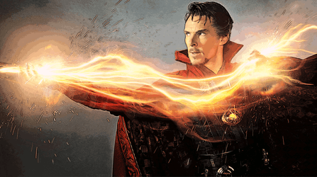 Dr. Strange Opening Green Magic GIF | GIFDB.com