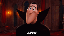 Hotel Transylvania Dracula Aww Expression GIF | GIFDB.com