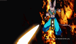 Dragon Ball Beerus Continuous Energy Bullet Attacks GIF | GIFDB.com