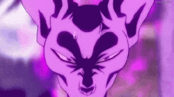 Dragon Ball Beerus Destruction Before Creation Scream GIF | GIFDB.com