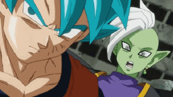 Dragon Ball Super Goku Punching Easily GIF | GIFDB.com