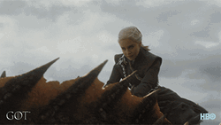 Dragon Ride Daenerys GIF | GIFDB.com