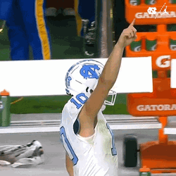 Drake Maye Raising One Finger GIF | GIFDB.com