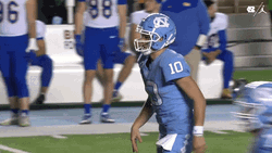 Drake Maye Raising Two Fists GIF | GIFDB.com