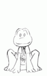 Drawing Frog Dancing Hop GIF | GIFDB.com