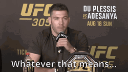 Dricus Du Plessis Ufc Interview GIF | GIFDB.com