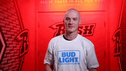 Drinking And Wearing Bud Light GIF | GIFDB.com