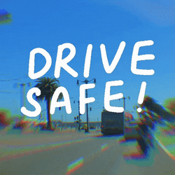 Drive Safe On Road GIF | GIFDB.com