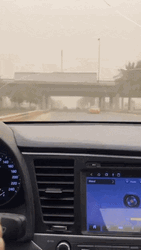 Driving Inside Dust Storm Camera Shot GIF | GIFDB.com