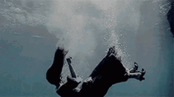 Drowning Sinking Lady Underwater GIF | GIFDB.com