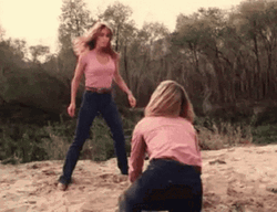 Dukes Of Hazzard Daisy Duke Fighting GIF | GIFDB.com