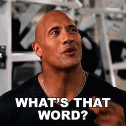 Dwayne Johnson What's That Word GIF | GIFDB.com