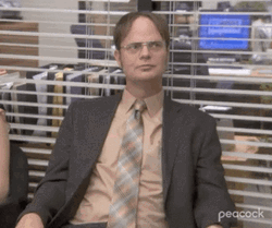 Dwight Schrute Indifferent Response GIF | GIFDB.com