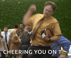 Dwight Schrute The Office Cheering You On GIF | GIFDB.com