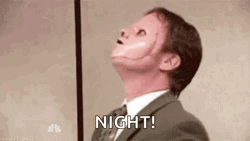 Dwight Schrute The Office Night Face Mask GIF | GIFDB.com