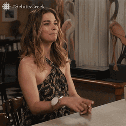 Dynamic Alexis Rose Quirky Reaction GIF | GIFDB.com