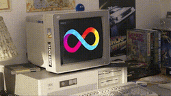 Early 90s Computer Infinity GIF | GIFDB.com