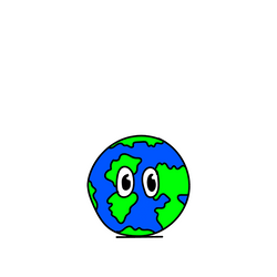 Earth Bounce It With Eyes GIF | GIFDB.com