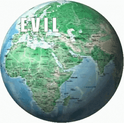 Earth Evil Rotation GIF | GIFDB.com