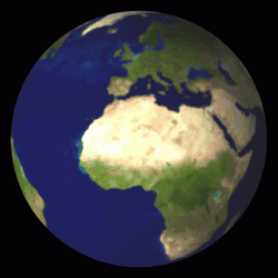 Earth Fast Rotation GIF | GIFDB.com