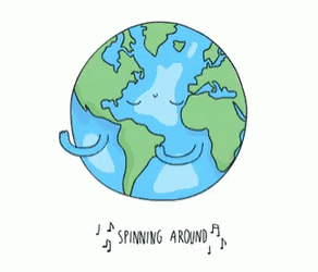 Earth Rotation And Spinning Around GIF | GIFDB.com
