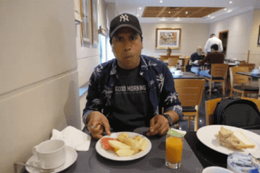 Eating Out Enjoying Hotel Food GIF | GIFDB.com