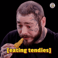 Eating Tenderness Chicken Nugget Meme GIF | GIFDB.com