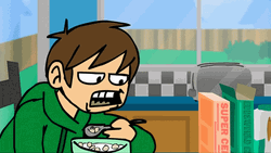 Eddsworld Edd Breakfast Cereal GIF | GIFDB.com