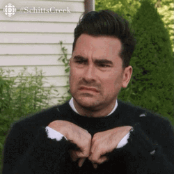 Eek Yikes Reaction David Rose GIF | GIFDB.com