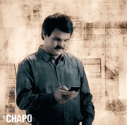 El Chapo Holding A Phone GIF | GIFDB.com