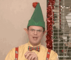 Elf Santa Grin GIF | GIFDB.com