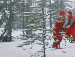 Elf Santa Riding Bicycle GIF | GIFDB.com