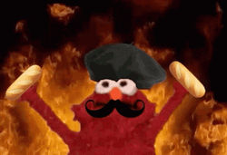 Elmo Fire Marching Band Dance GIF | GIFDB.com