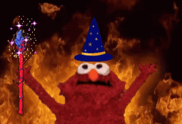 Elmo The Demon Wizard GIF | GIFDB.com