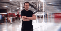 Elon Musk Piercing Gaze Crossed Arms GIF | GIFDB.com
