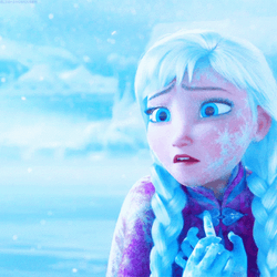 Elsa From Frozen Whimpering Freezing GIF | GIFDB.com