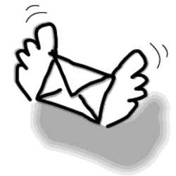 Email Wings Flying Art GIF | GIFDB.com