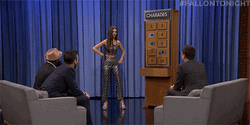 Emily Ratajkowski Flapping Her Arms GIF | GIFDB.com