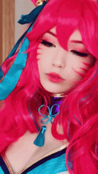 Emiru Ahri Cosplay GIF | GIFDB.com