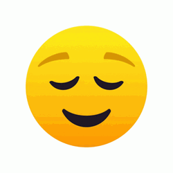 Emoji Peaceful Face GIF | GIFDB.com
